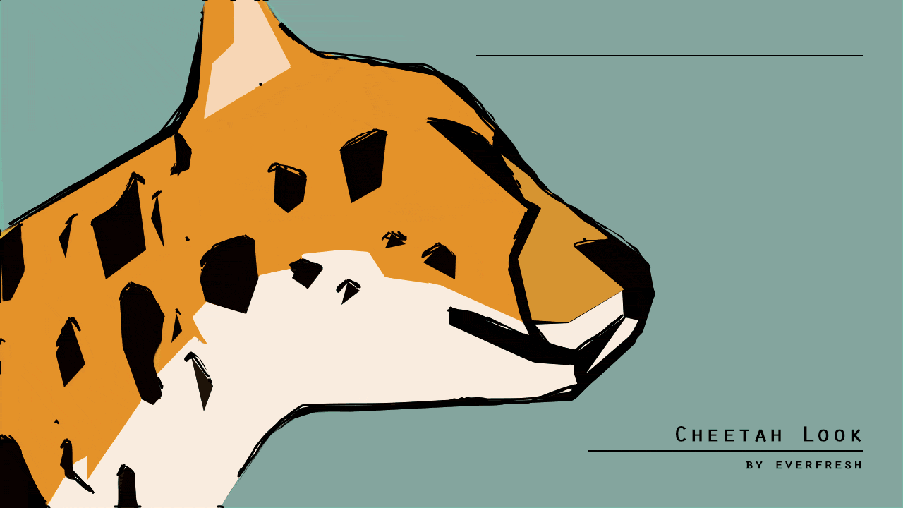 Running Cheetah Animated Gif