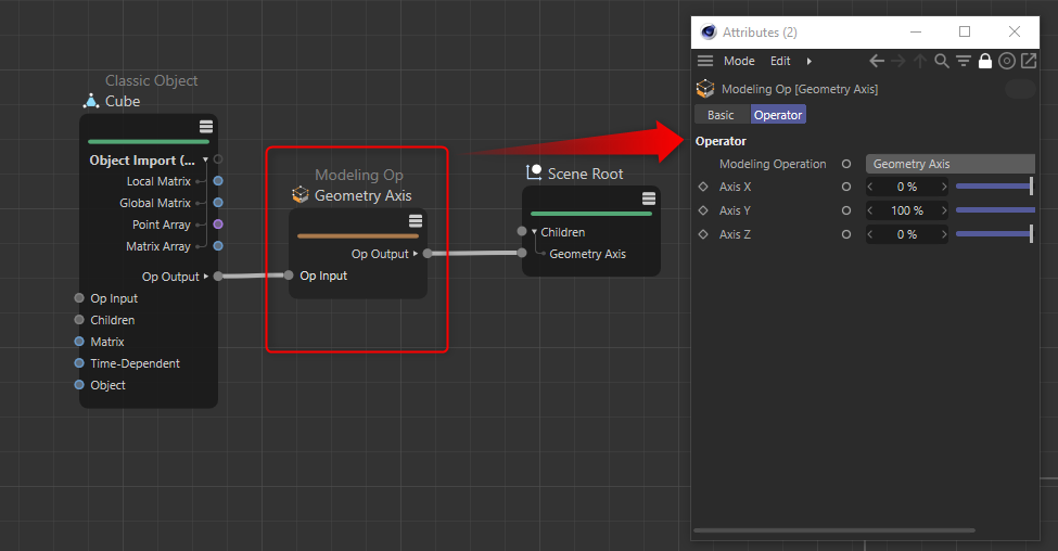 Center axis of a distribution nodes R25 - Nodes - CORE 4D Community