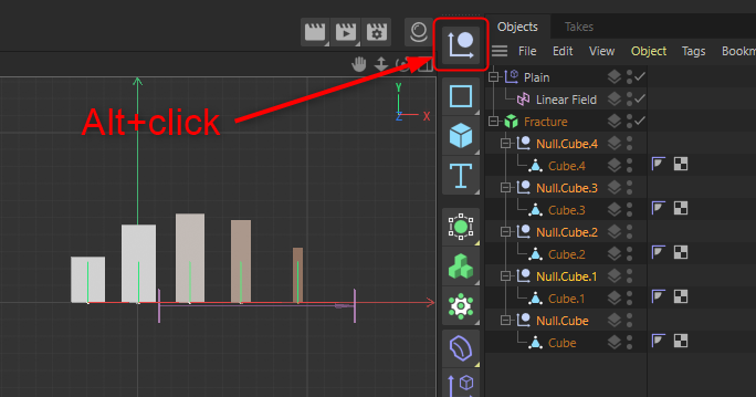 Modifying the Pivot Point of the Fracture Object? - Cinema 4D - CORE 4D ...