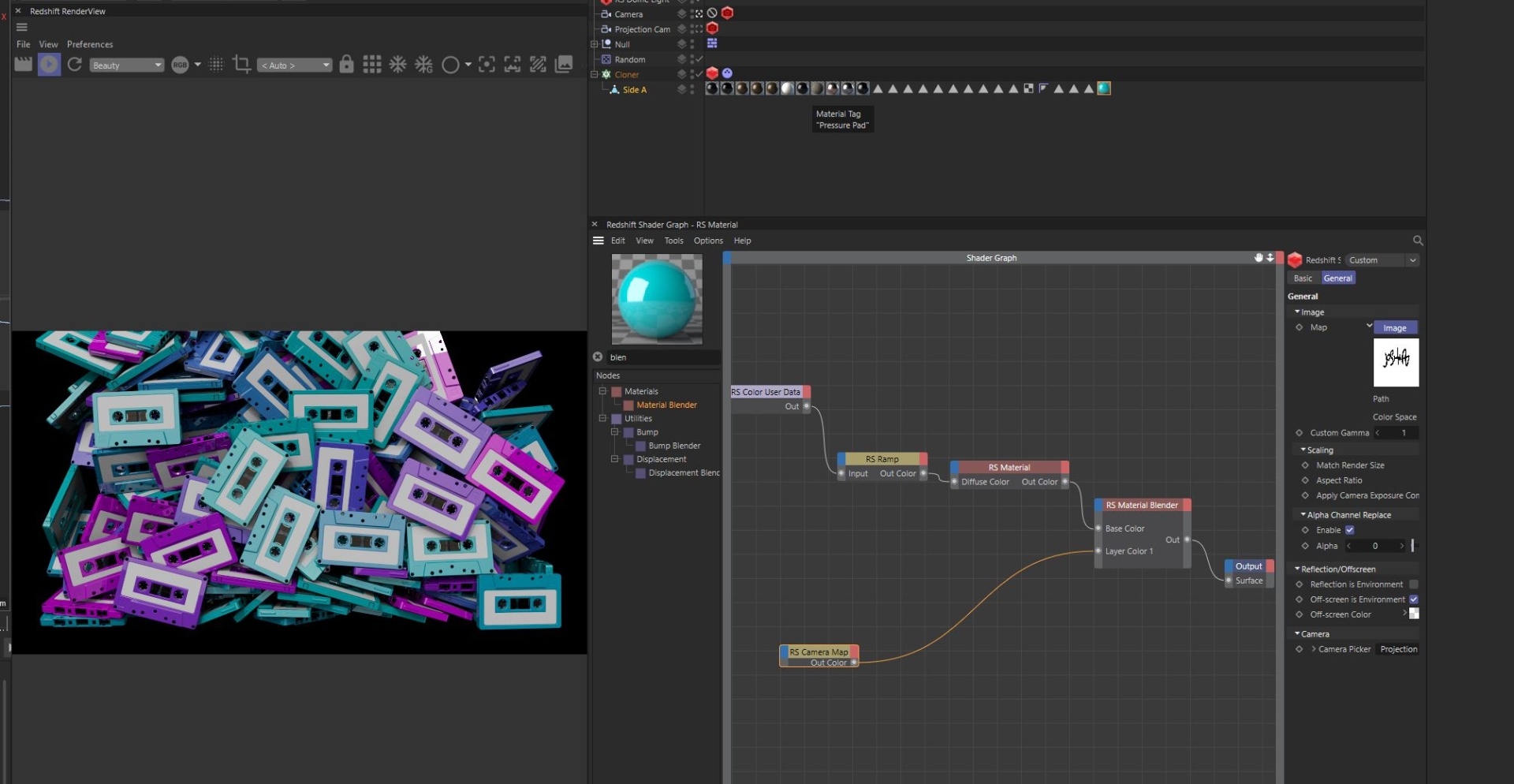 Camera map with alpha? - Cinema 4D - CORE 4D Community
