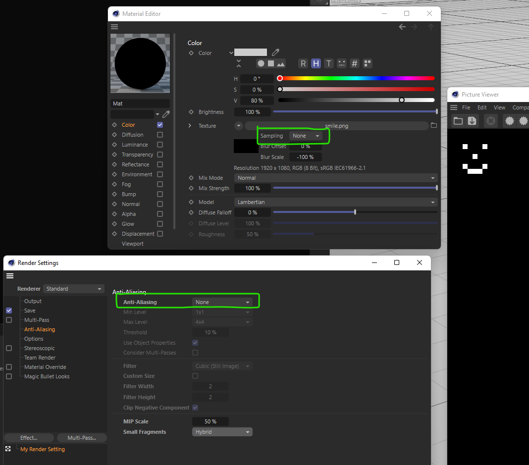 How Render Pixel-Perfect Texture/Background - Cinema 4D - CORE 4D Community