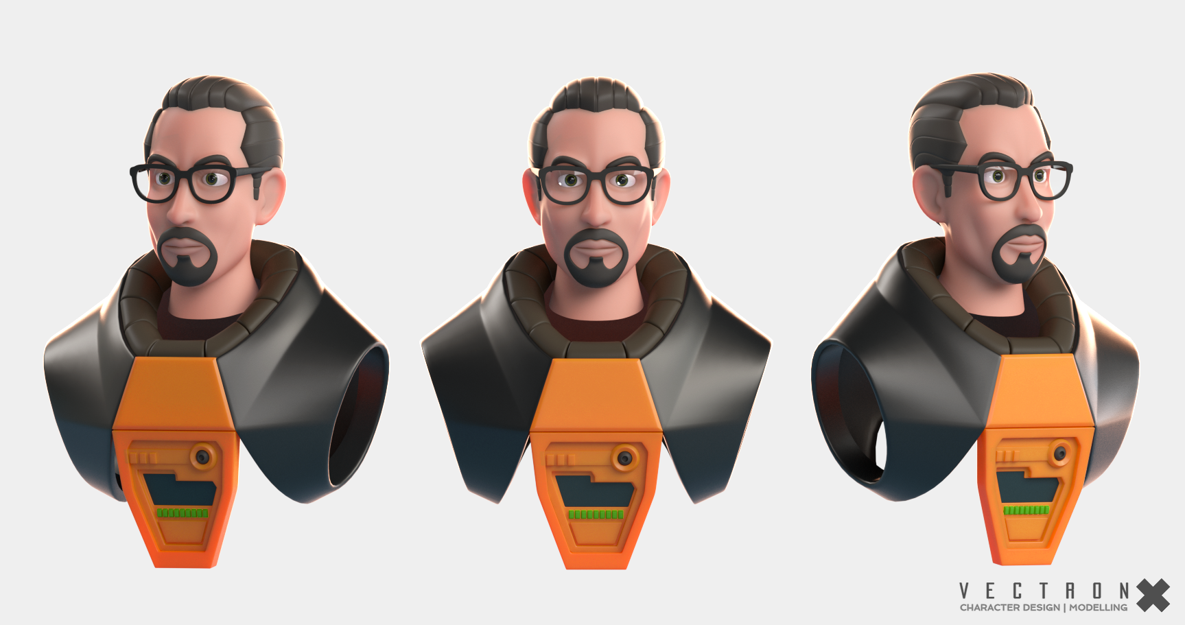 Half-Life 1 Gordon Freeman wip - H.E.V MK IV Suit - Cinema 4D - CORE 4D Community