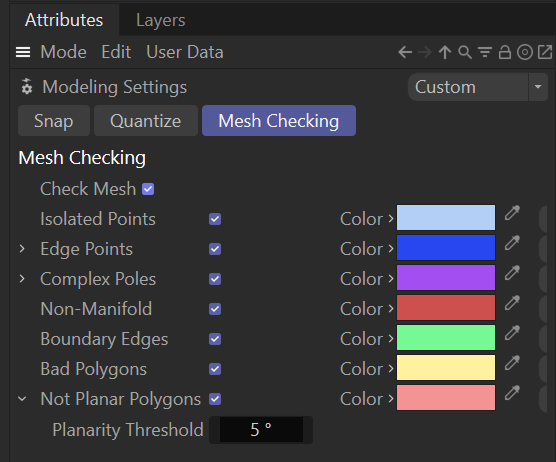 Mesh Checking - Non-Planar polygon detection has a bug - Cinema 4D ...