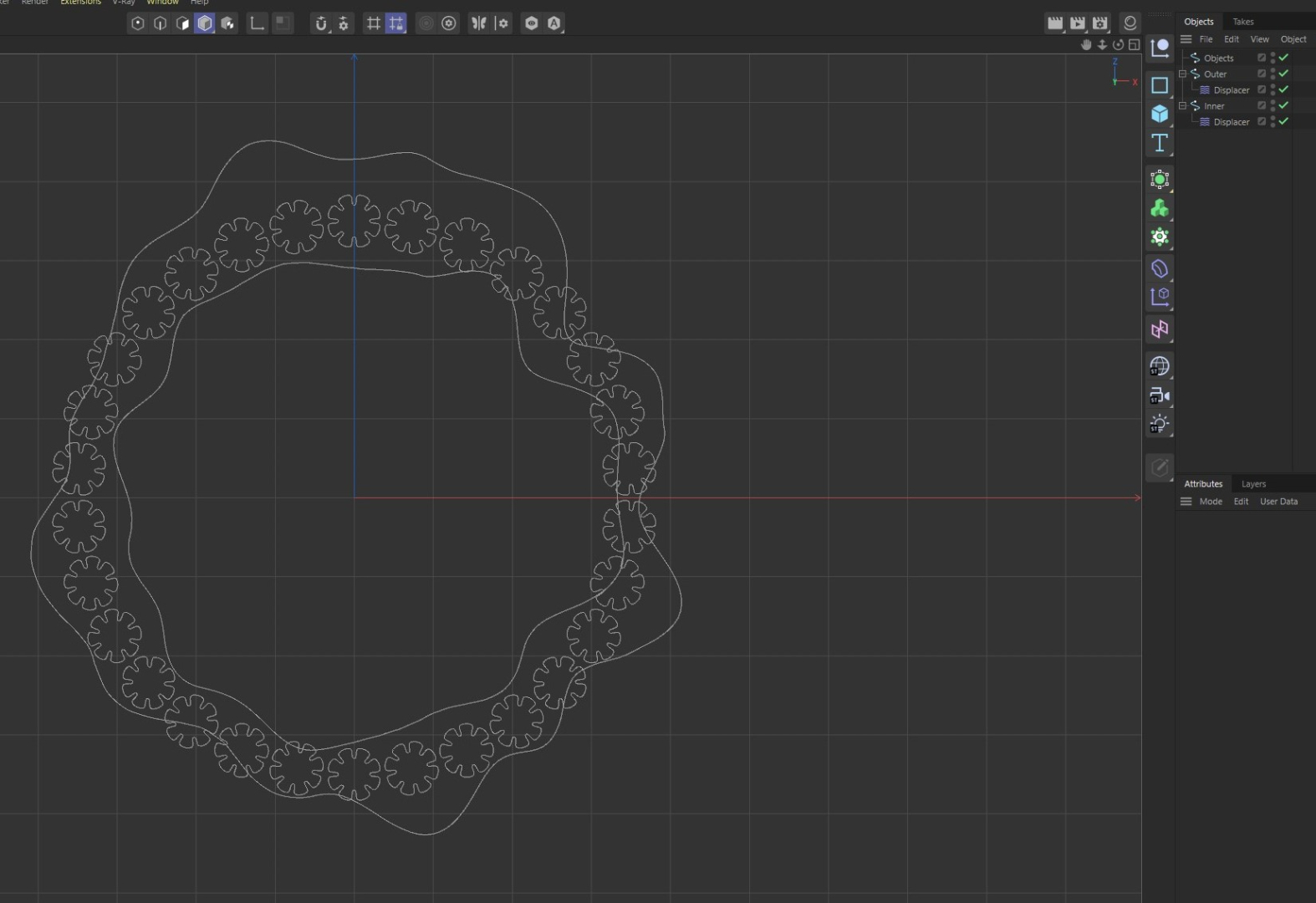 How to stretch a spline, using other adjustment splines? - Cinema 4D ...